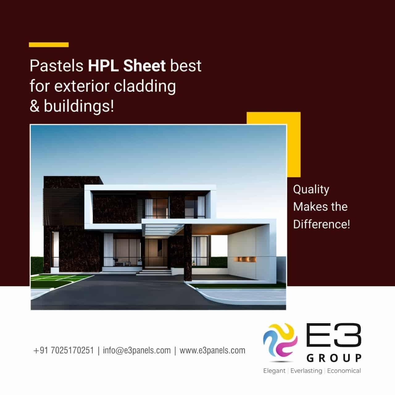 Best HPL Sheets India - E3 Panels | AD-BY-U