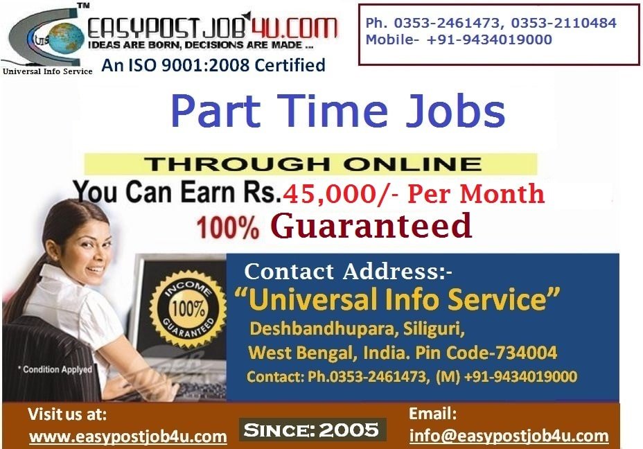 Best Online Part Time Jobs For Job Seekers - AD-BY-U