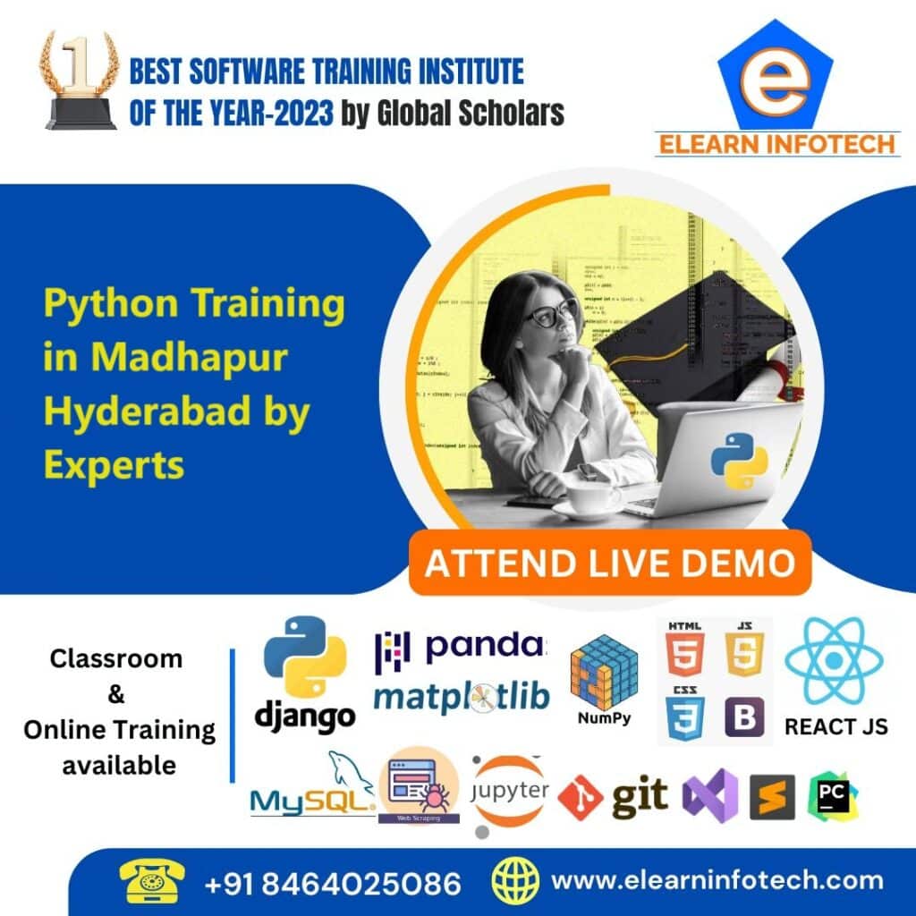 Python Training In Madhapur Hyderabad By Experts