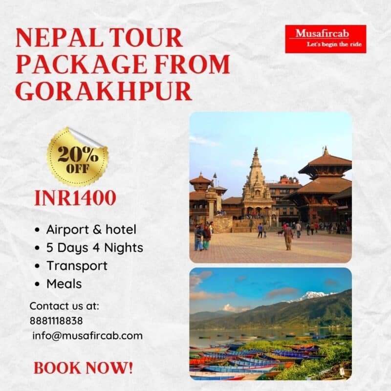 Nepal Tour Package Cost from Gorakhpur