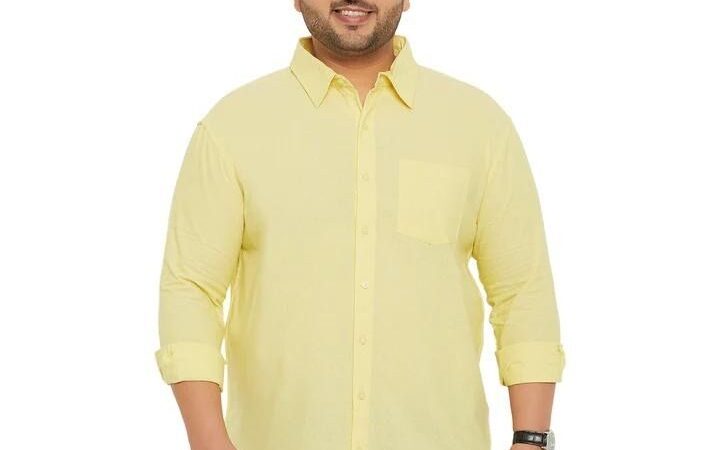 Discover Comfort and Style in our Yellow Shirt for Men